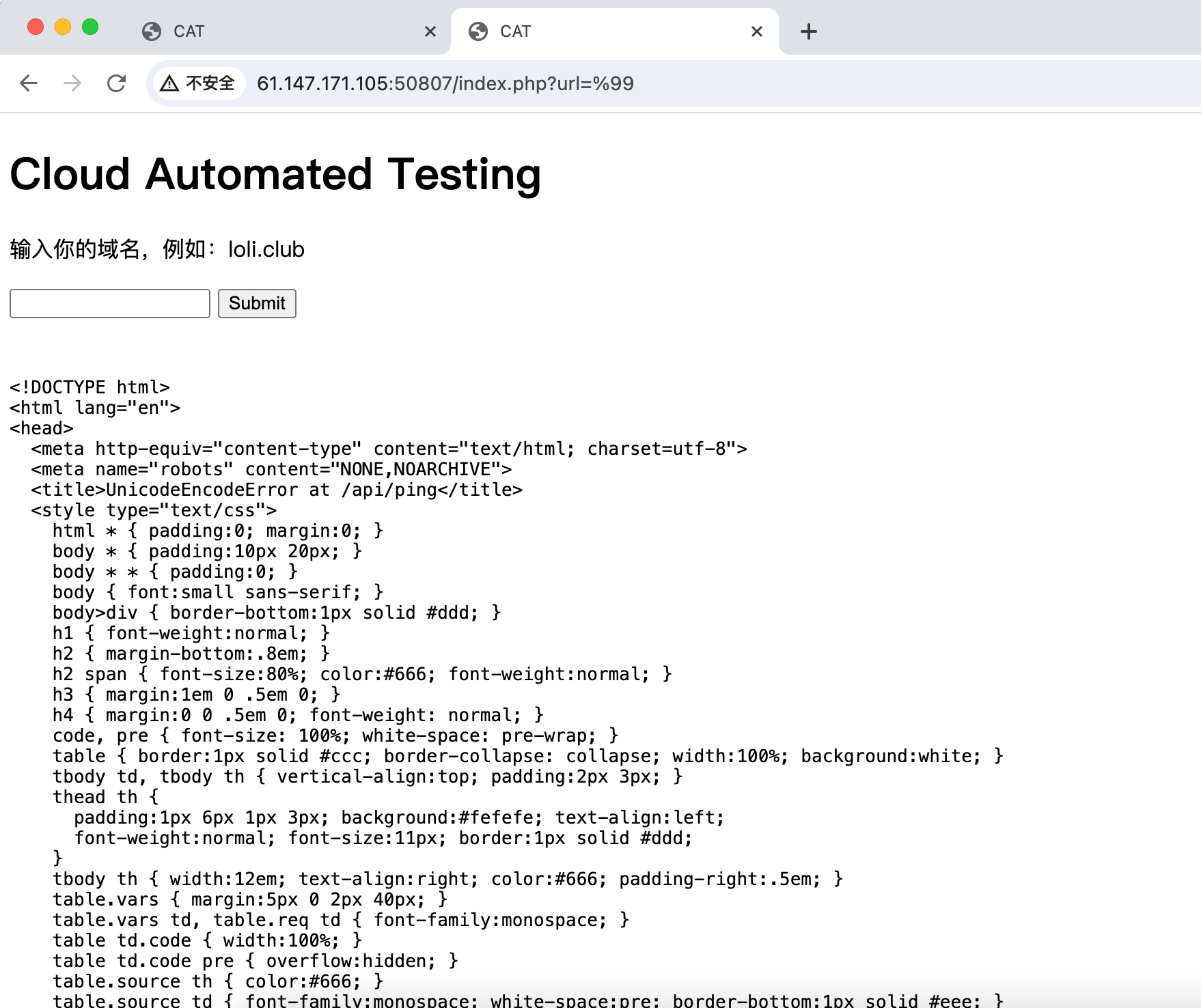 xctf-Cat（Django 报错信息泄露） - 知乎