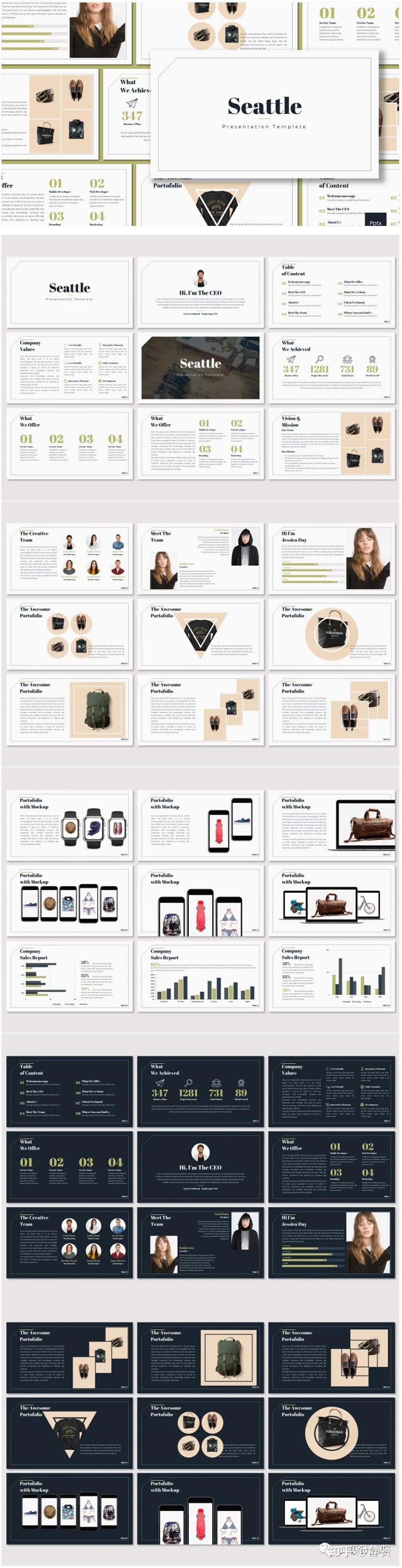 10套国外高质量公司业务介绍PPT模板 - 知乎