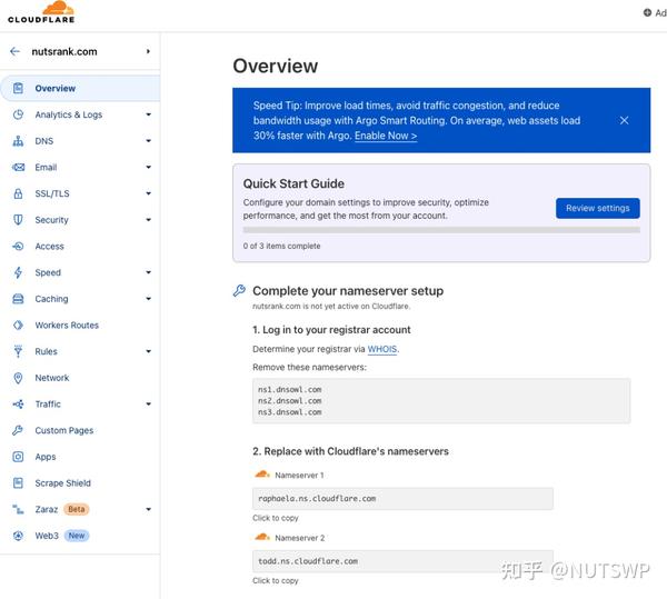 如何将Namesilo的域名迁移到Cloudflare - 知乎