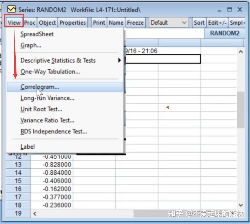 Eviews一些常用方法的操作（完结） - 知乎