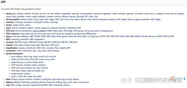 DPDK官方文档说明 - 知乎
