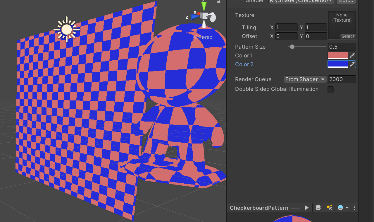 Checkerboard Pattern Shader - PISCOnoob - 博客园