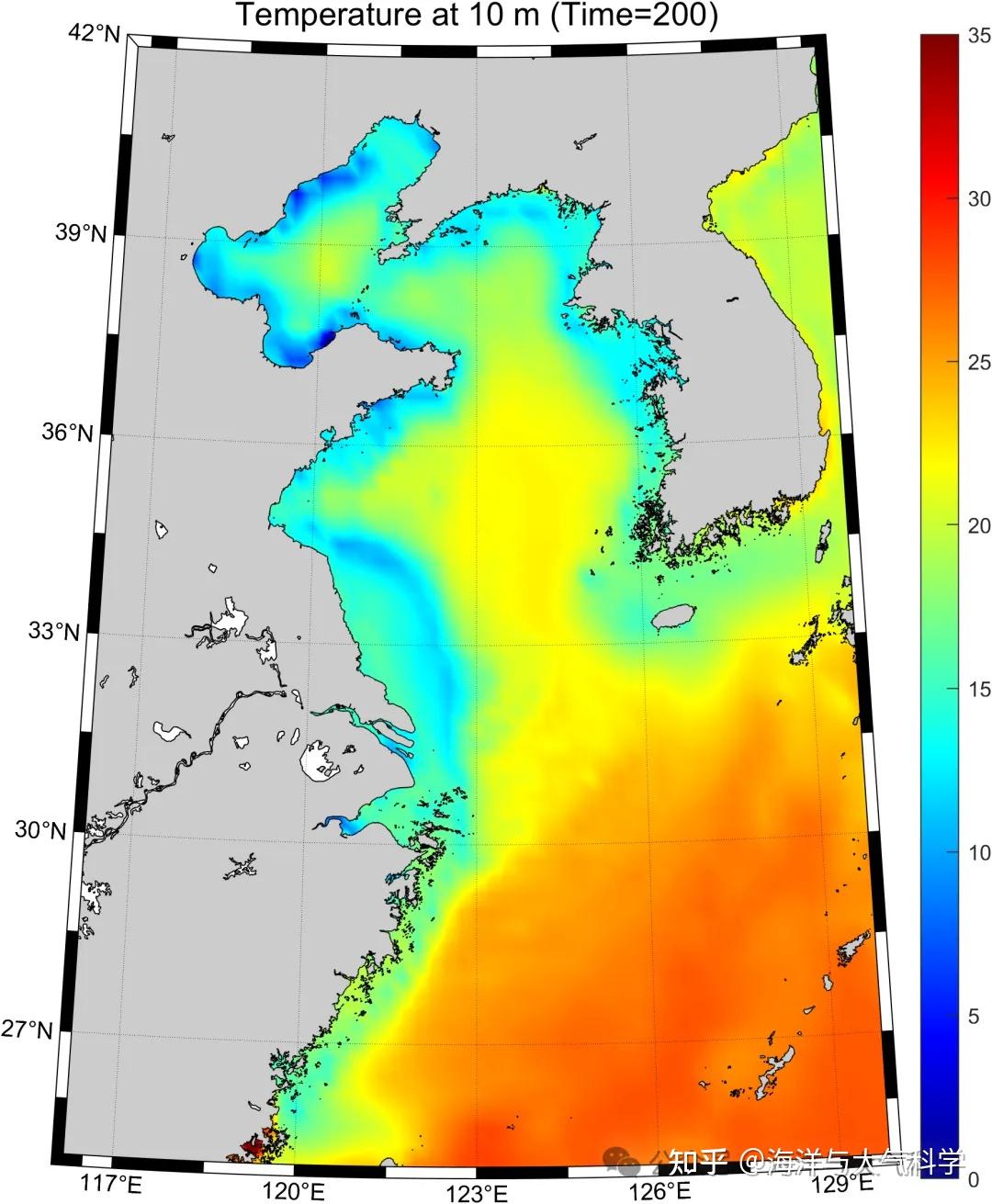 matlab读取fvcom输出结果并画温度水平分布图 - 知乎