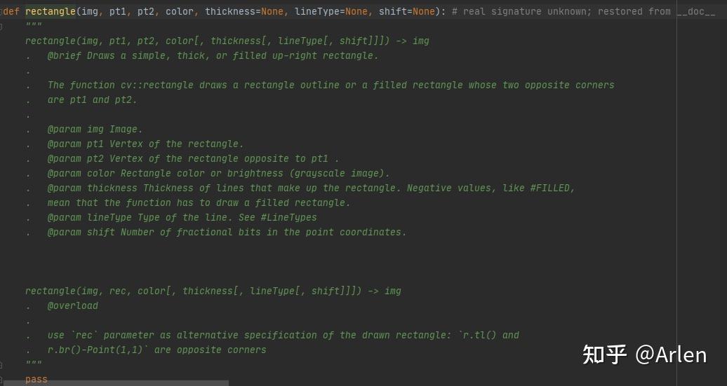 【Python学习蝴蝶书】第三章 初探OpenCV19-绘图（矩形框） - 知乎