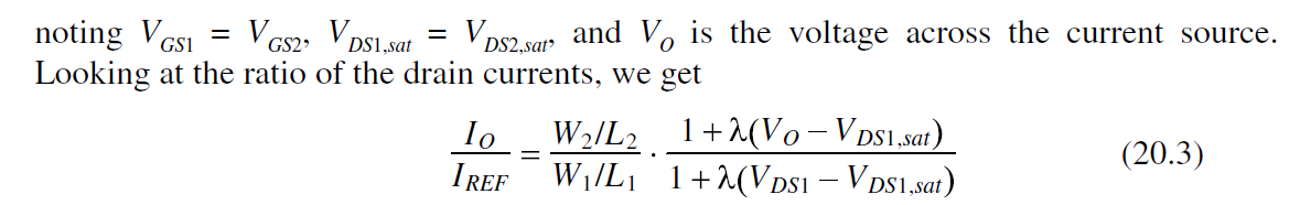 Chapter 20 Current Mirrors - 知乎