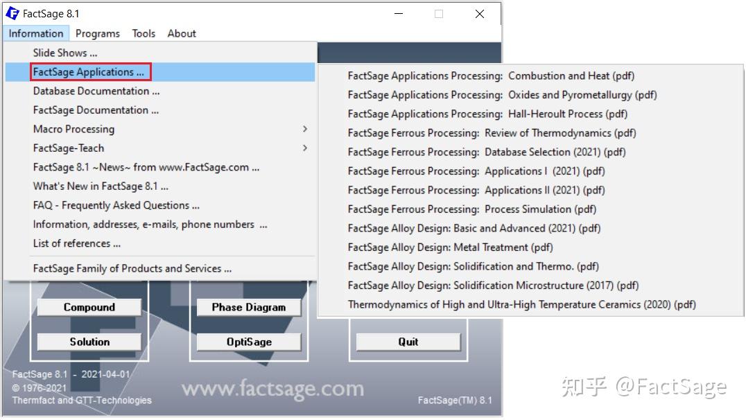 FactSage 软件教程 入门学习资料汇总 - 知乎