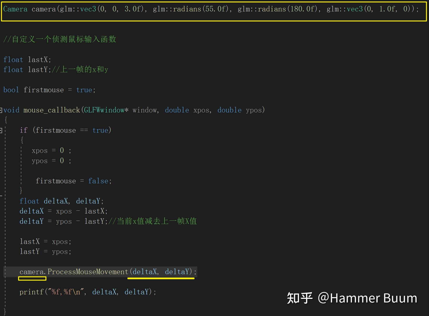 22>>opengl，，鼠标键盘控制相机视角 - 知乎