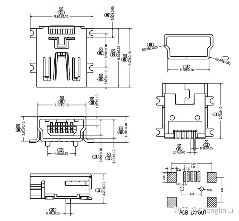 电子电路（十三）USB接口引脚和封装 - 知乎