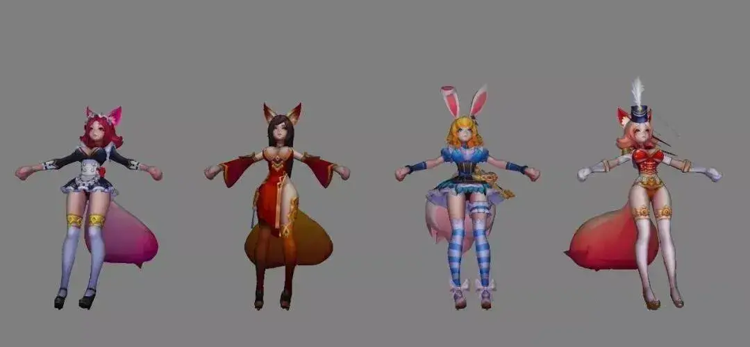 【143期】王者荣耀超全C4D角色模型附带手绘贴图，附赠高清原画PSD合集 - 知乎