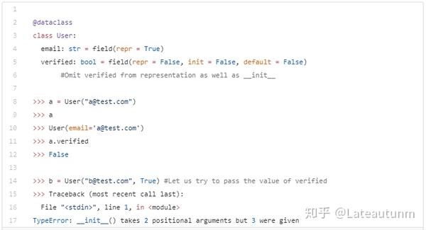 理解 Python 的 Dataclasses（二） - 知乎