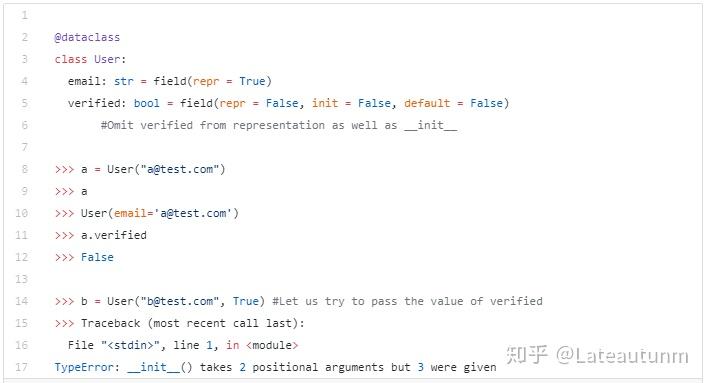 理解 Python 的 Dataclasses（二） - 知乎