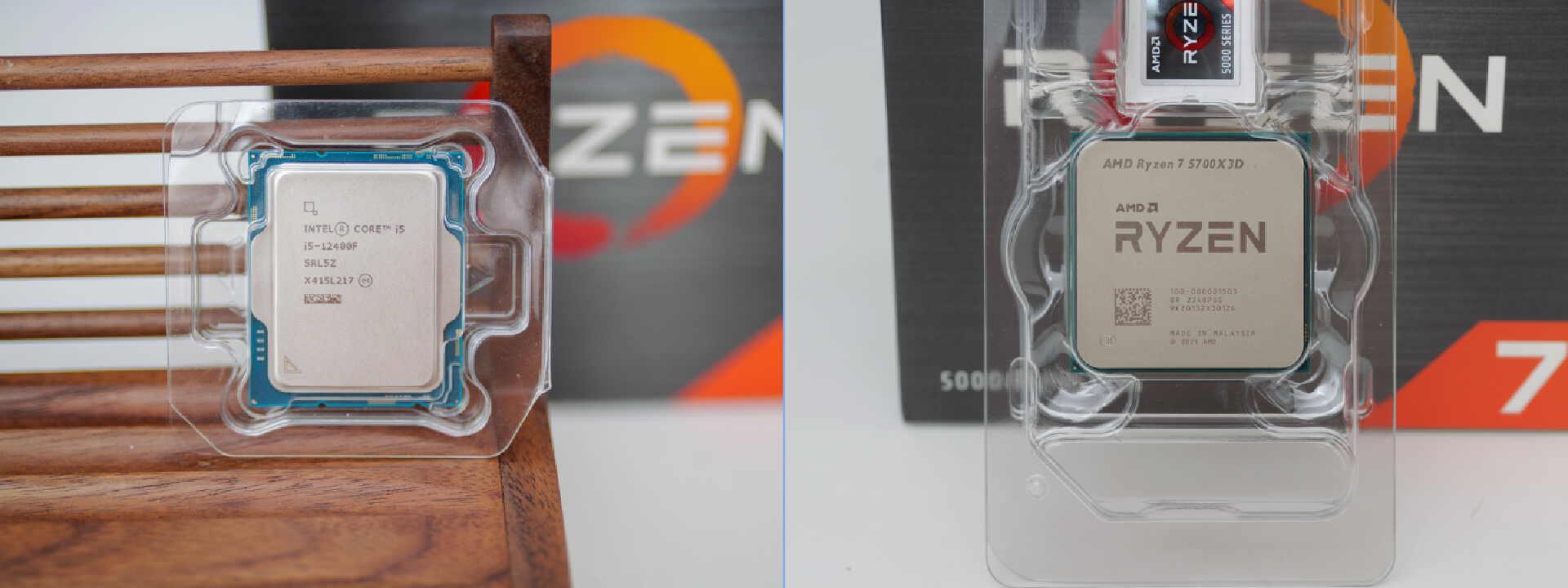 618入门CPU怎么选？L3大三缓的实际效果如何？Intel i5-12400F和AMD 5700X3D对比测试