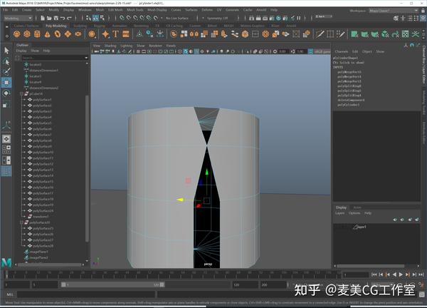 Maya Merge(合并点)和(Merge To Center合并到中心)模块(附图) - 知乎