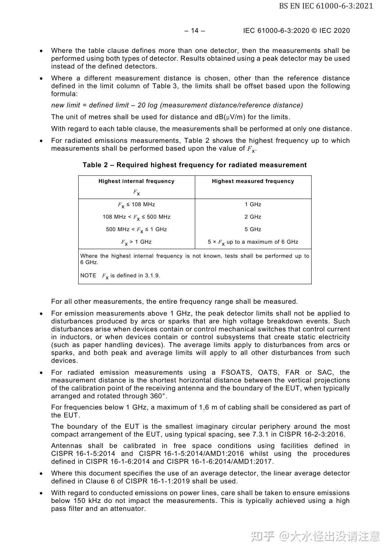 BS EN IEC 61000-6-3-2021 - 知乎