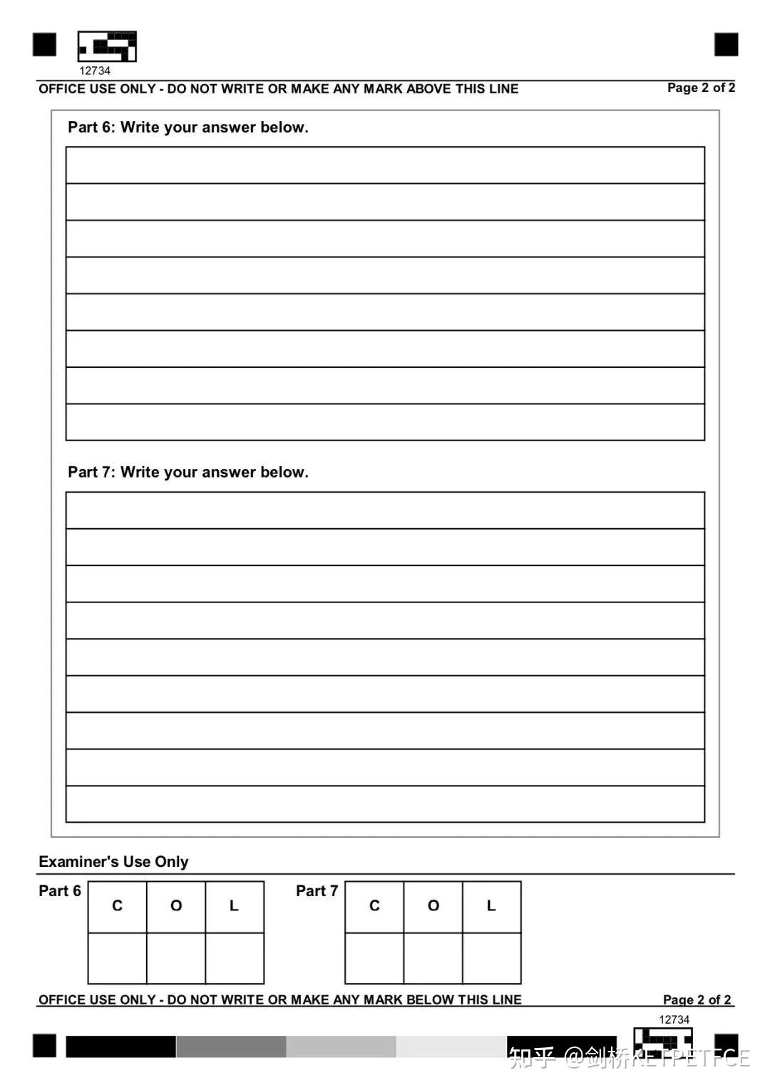 剑桥英语KET | PET答题卡（下载及填涂建议） - 知乎