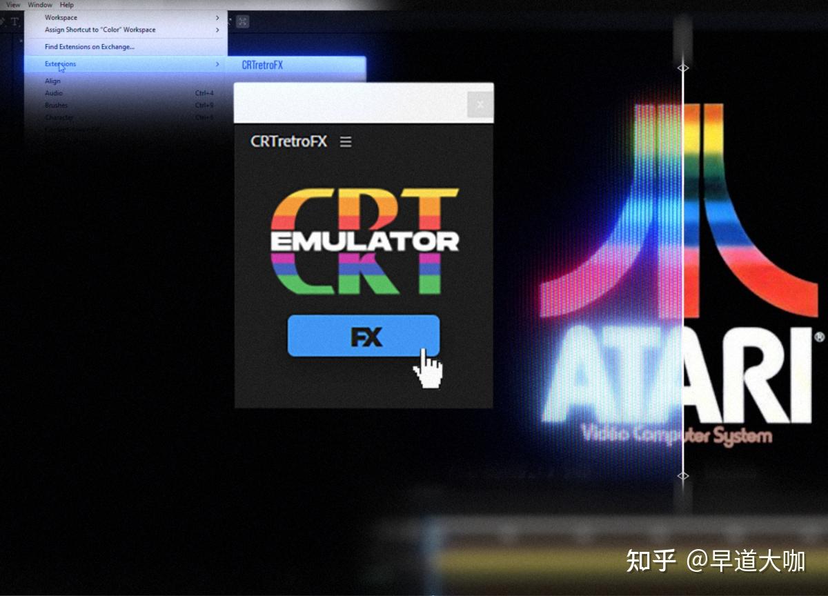 AE/PR模板 复古CRT故障扭曲发光霓虹文本标题logo徽标特效模板 Animafx - CRT Retro for Premiere Pro and AE - 知乎