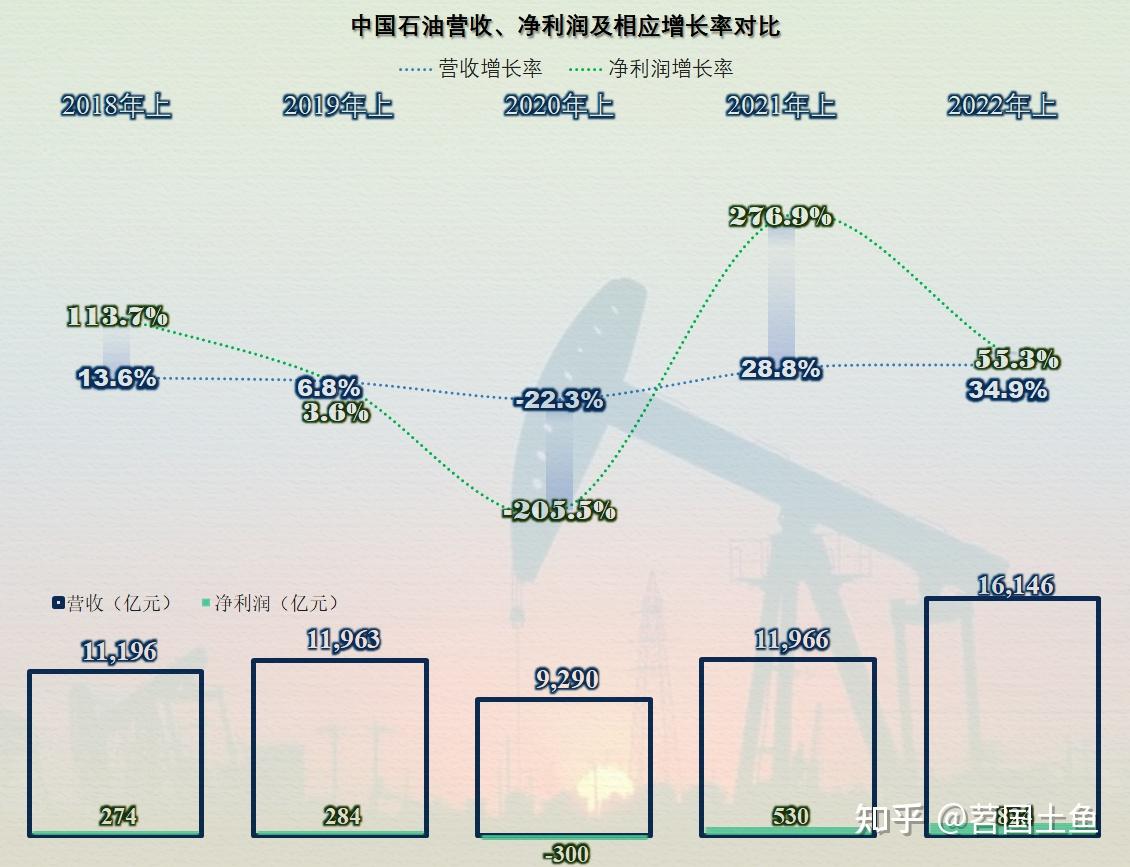 中国石油2022上半年财报中的税收情况,国内企业无人能及 知乎