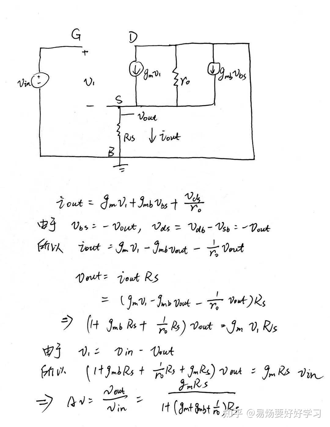 CMOS(12) Source follower(Common Drain) - 知乎