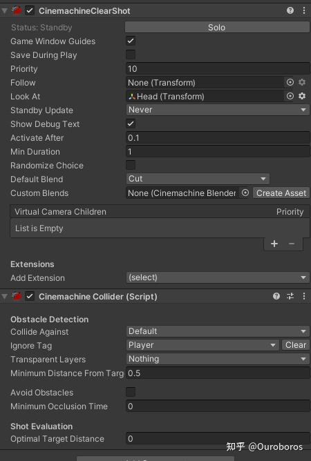 Cinemachine Camera详细讲解和使用 - 知乎