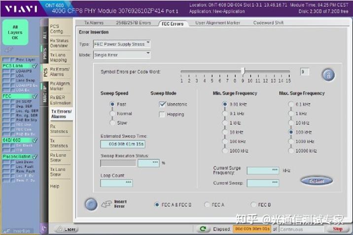 使用 VIAVI ONT 测试和验证FEC实施 - 知乎