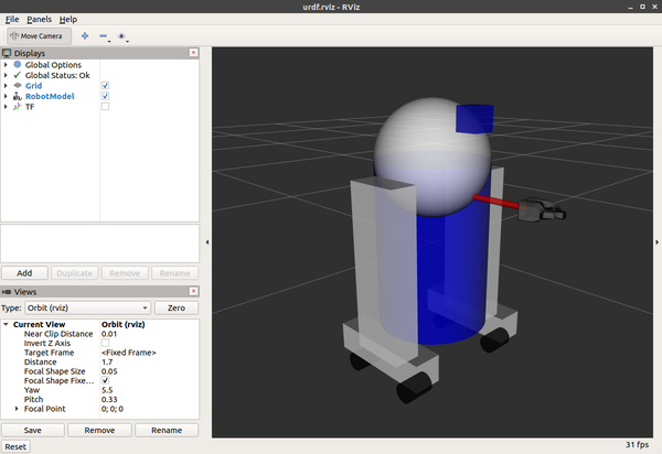 ROS2中的URDF系列教程（一）：从零开始用URDF构建视觉机器人模型 - 知乎
