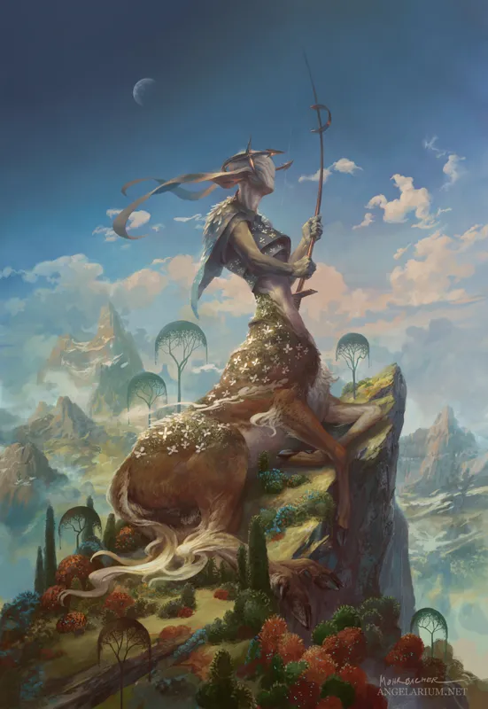 艺术鉴赏丨心生敬畏！概念画师Peter Mohrbacher细腻笔触下的天使众神相！ - 知乎