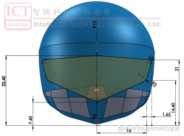 SOLIDWORKS造型设计“头盔”技术文章！ - 知乎