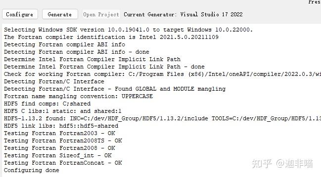 Win11+VS2022+CGNS4.3.0+HDF5-1.13.2+Intel Fortran源码编译CGNS动态库 - 知乎