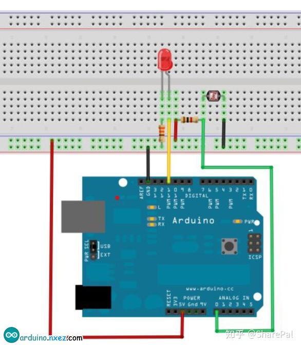 Arduino：光敏电阻实现光感应灯 - 知乎