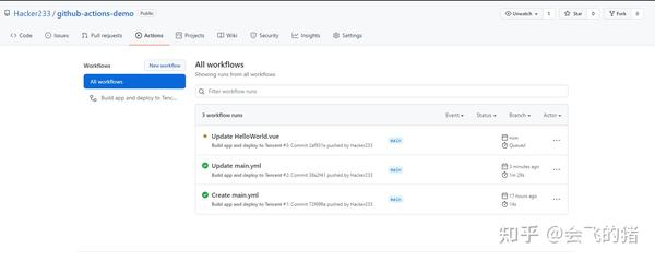 GitHub Actions自动化部署前端项目指南 - 知乎