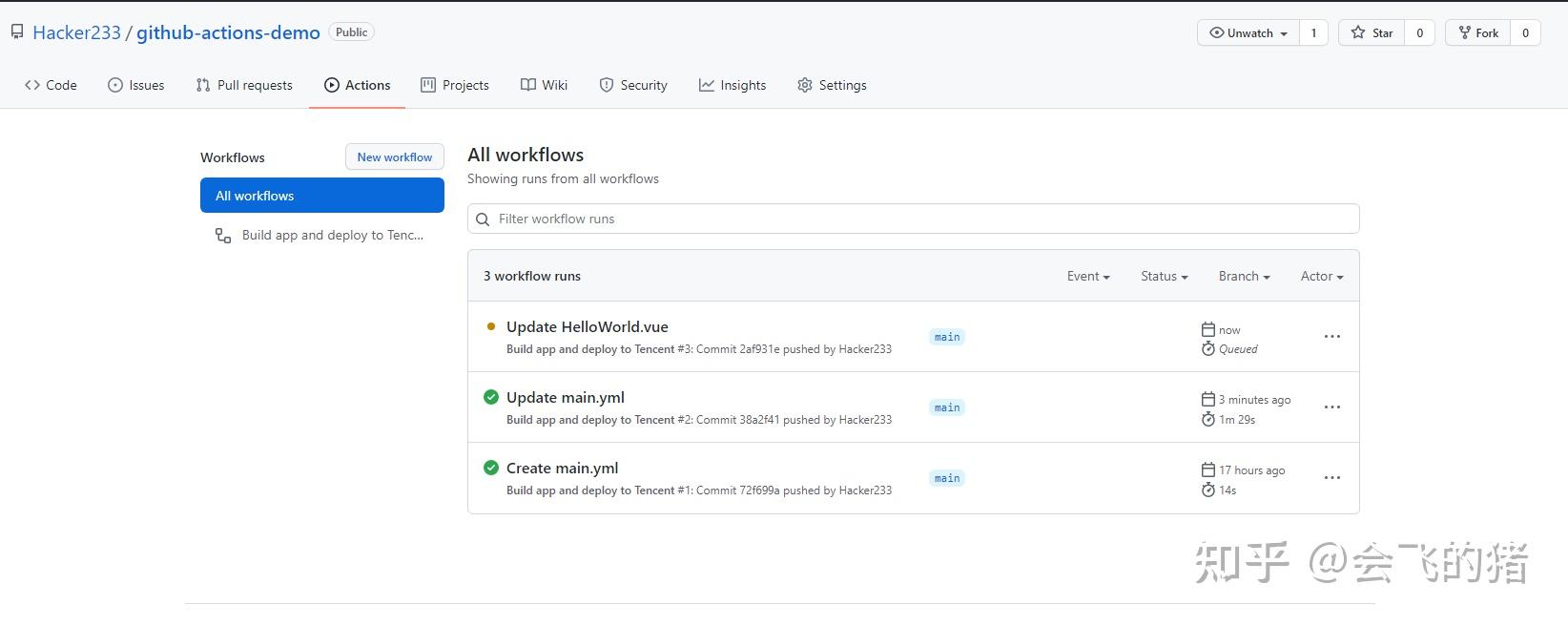 Github Actions自动化部署前端项目指南 知乎