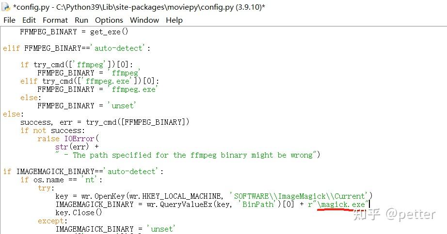 windows环境 Python中使用moviepy的ImageMagick配置 - 知乎