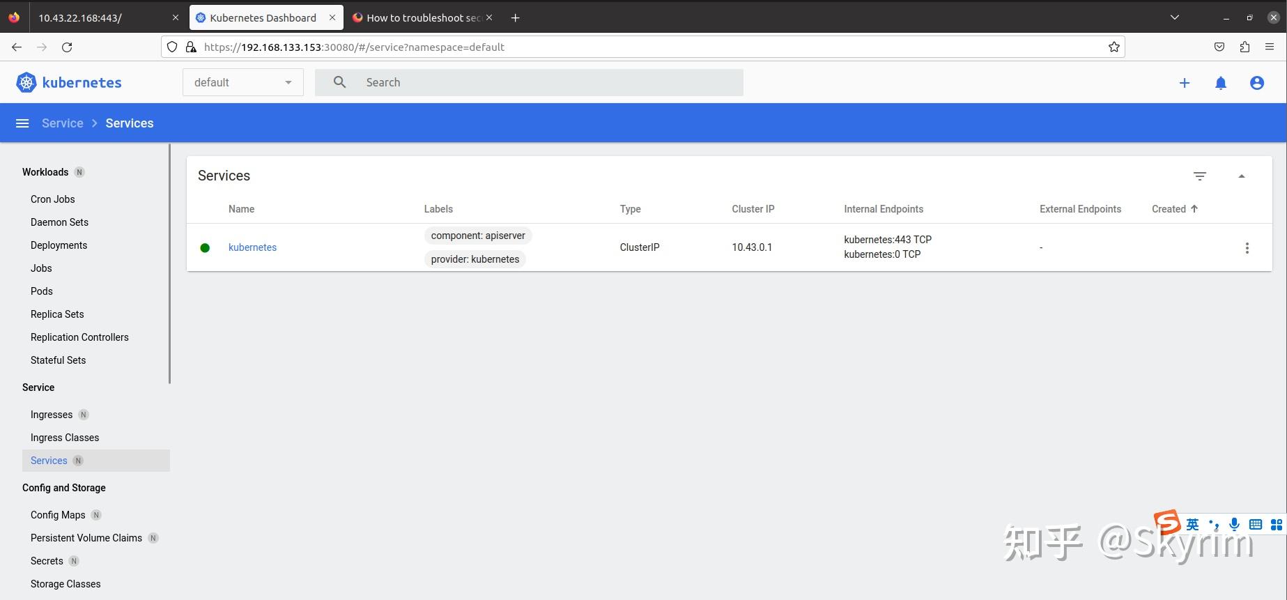 k3s集群单节点部署与集群内DashBoard部署 - 知乎