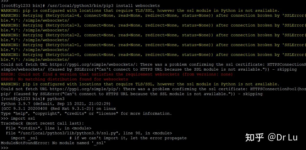 在Centos下编译安装Python 3.9 最新版本 - 知乎