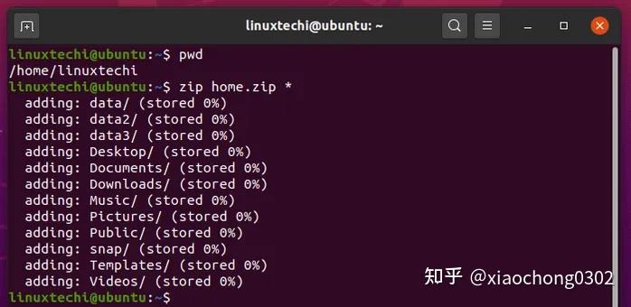 Linux zip 和 unzip 命令使用案例 - 知乎