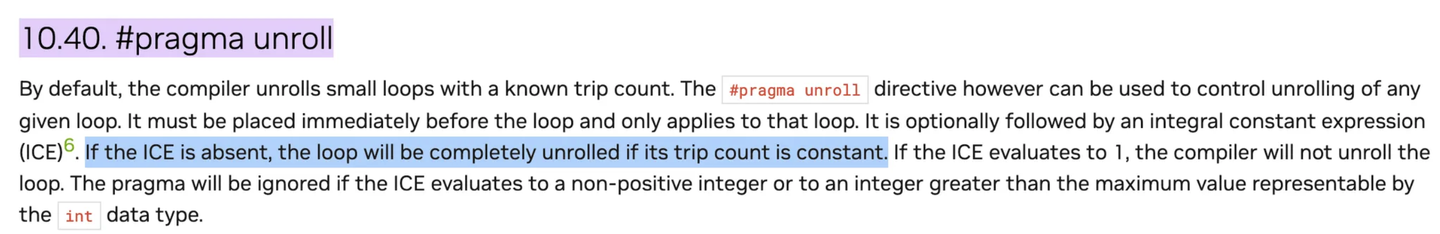 CUDA编程#pragma unroll引发的血案 - 知乎