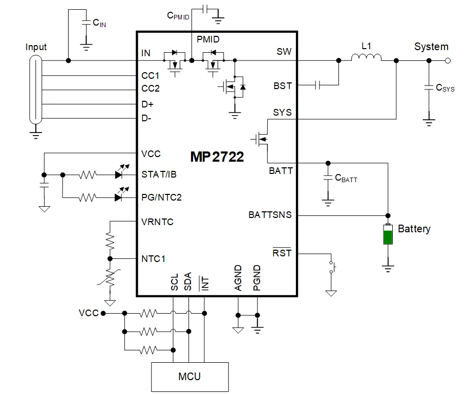 适用于单节锂离子或锂聚合物电池的 15W 双角色 USB Type-C 电池管理解决方案 - 知乎