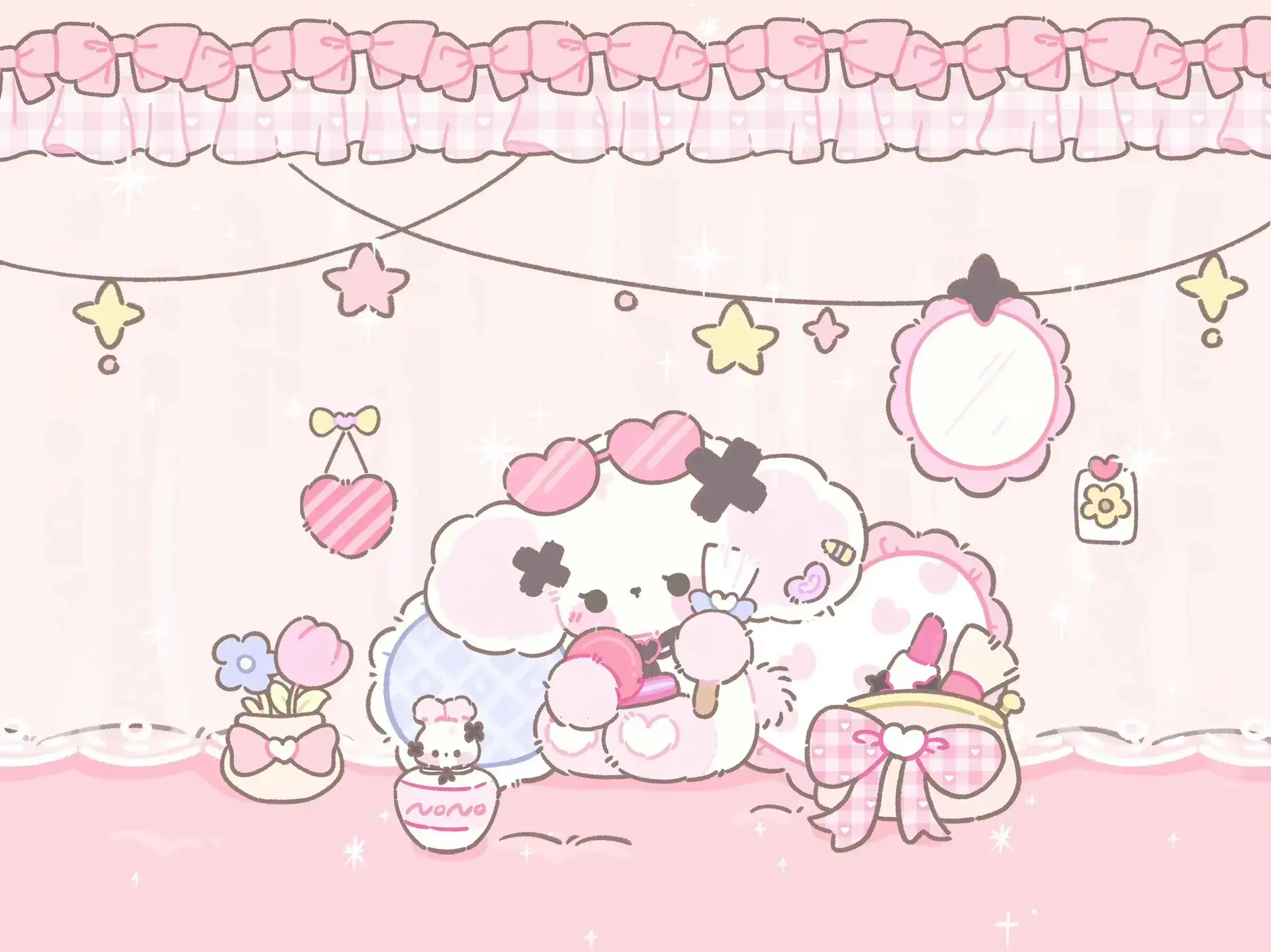 简约卡通高清4K可爱动物电脑手机壁纸分享，治愈你的心！ - 知乎