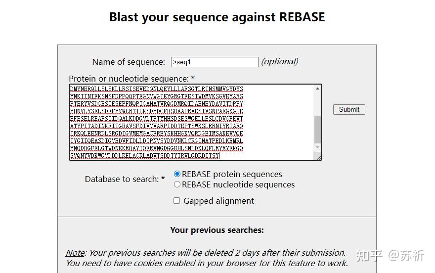 rebase：内切酶数据库 - 知乎