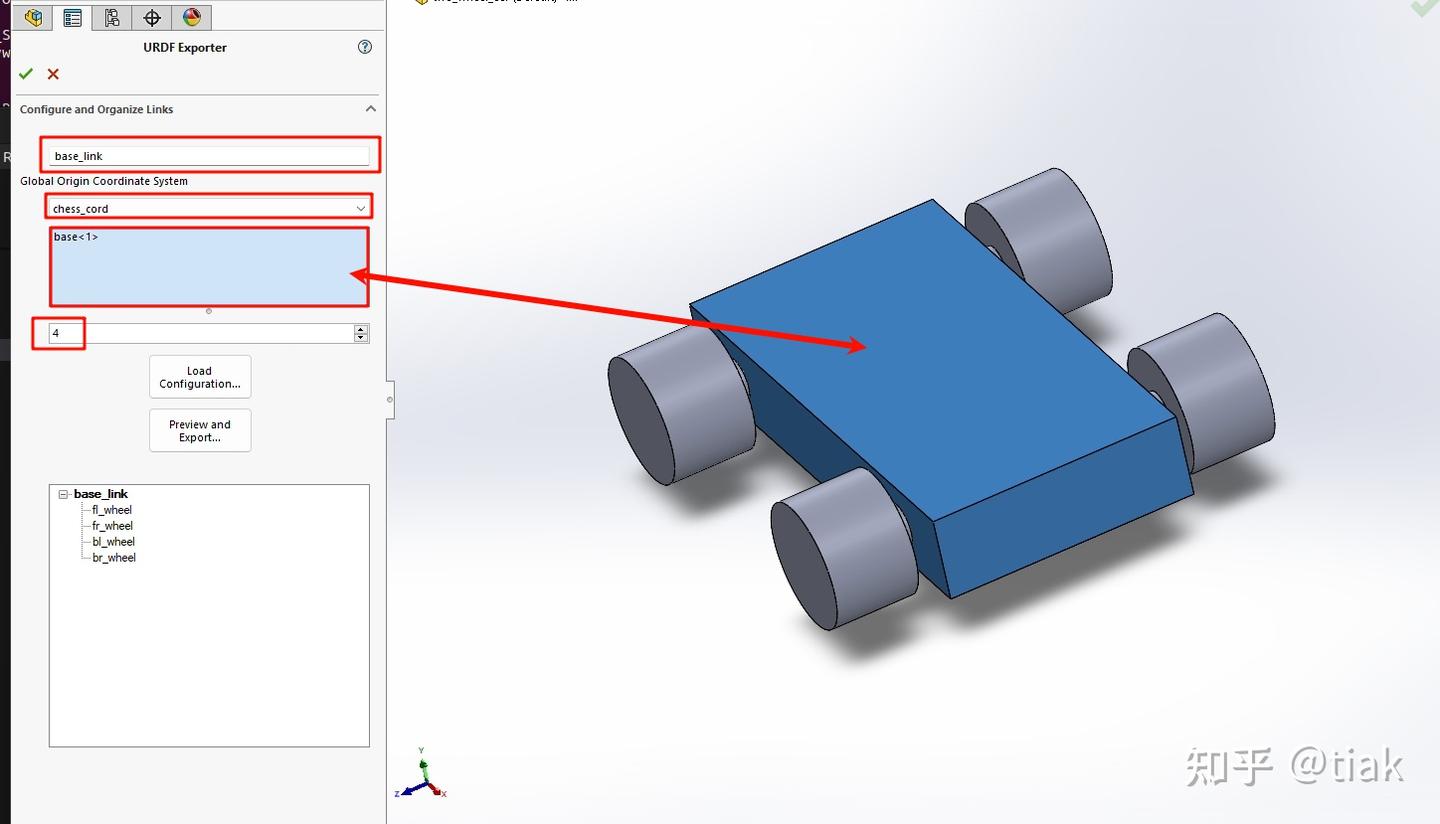SolidWorks 生成 URDF, 在 Rviz2 中预览并导入Gazebo - 知乎