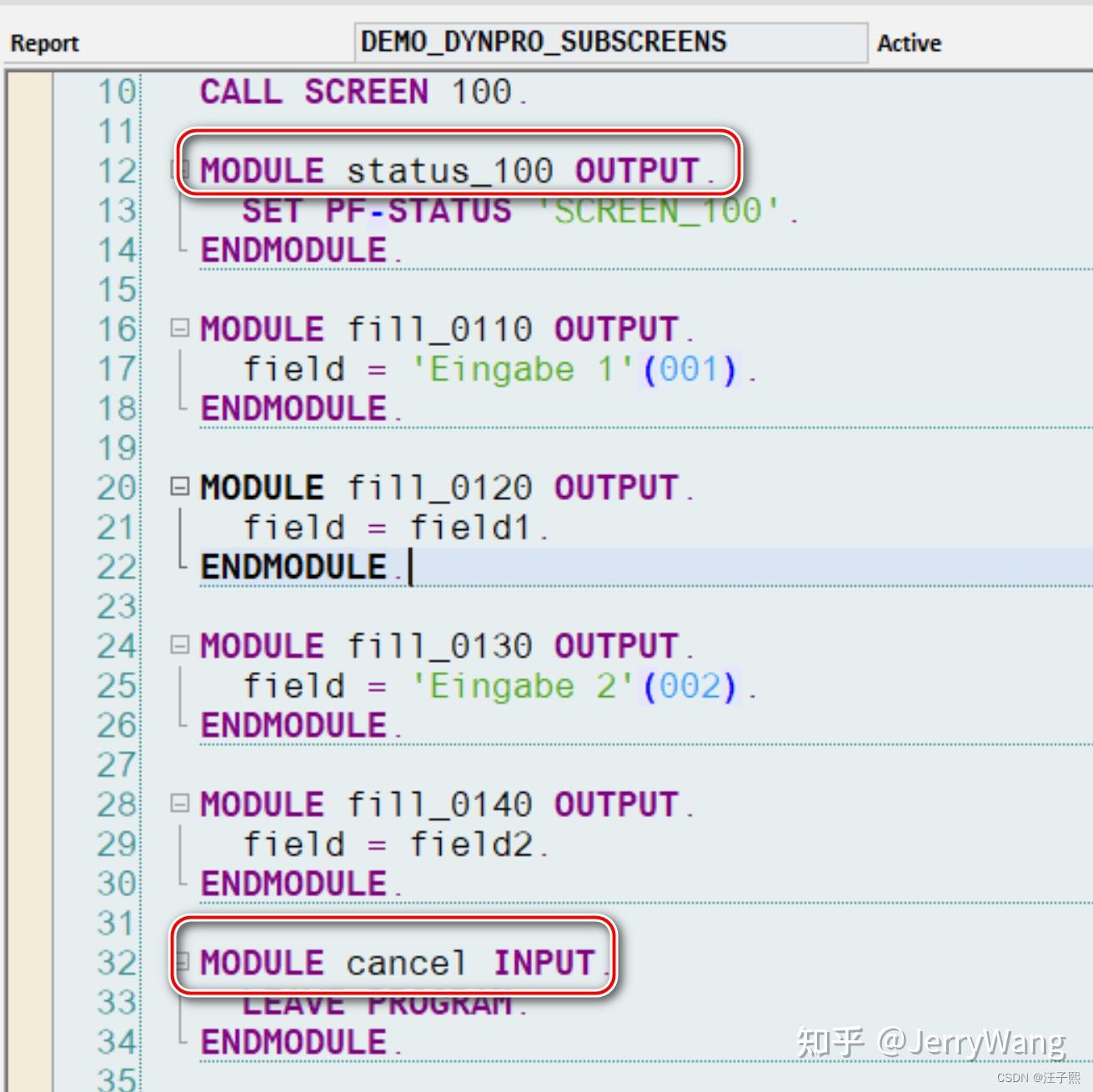 什么是 SAP ABAP 的 Dialog Module - 知乎