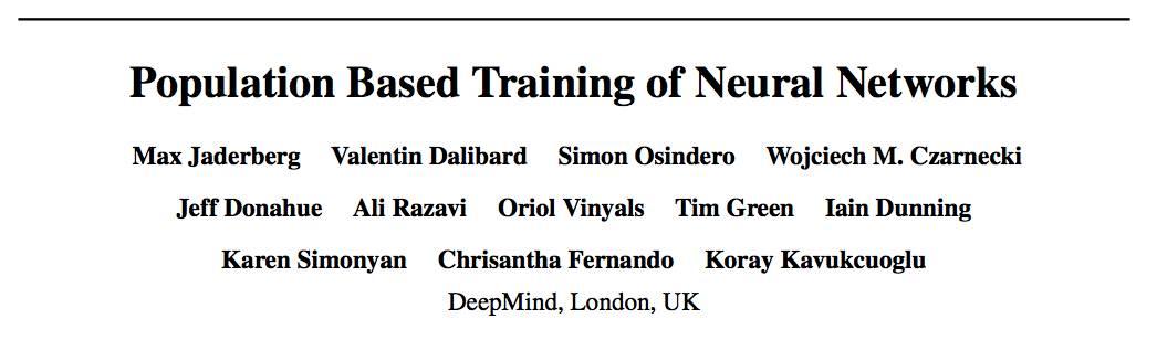 DeepMind提出快速调参新算法PBT，适用GAN训练（附论文） - 知乎