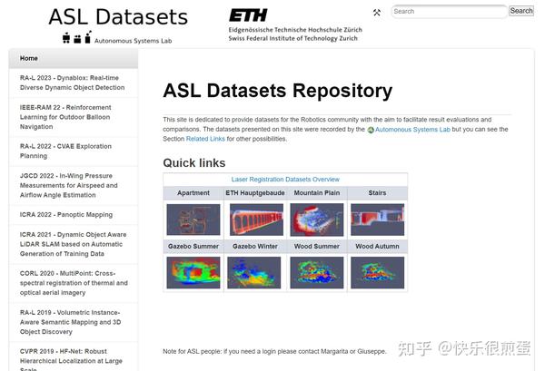 点云公开数据集汇总 - 知乎