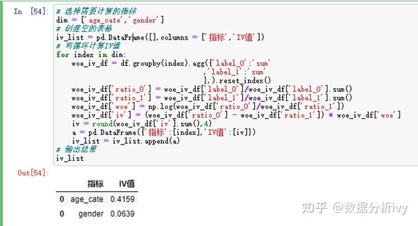特征值筛选依据：IV值和WOE的python计算 - 知乎