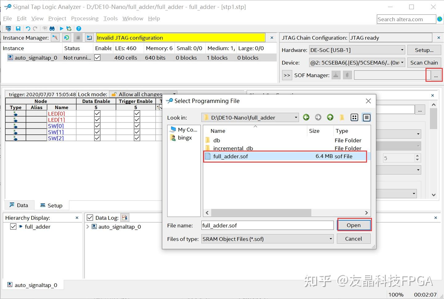 Signal Tap Logic Analyzer使用讲解 - 知乎