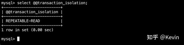 MySQL默认隔离级别 - 知乎