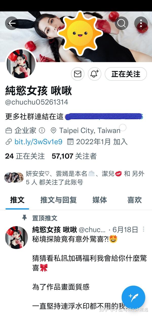 小蓝鸟推特上来自湾湾地区的网红美女博主 - 知乎