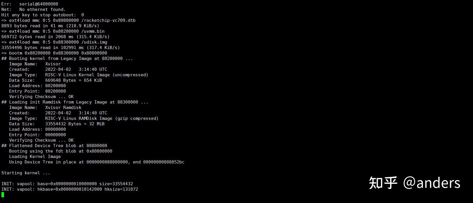记第一次启动Xvisor - 知乎
