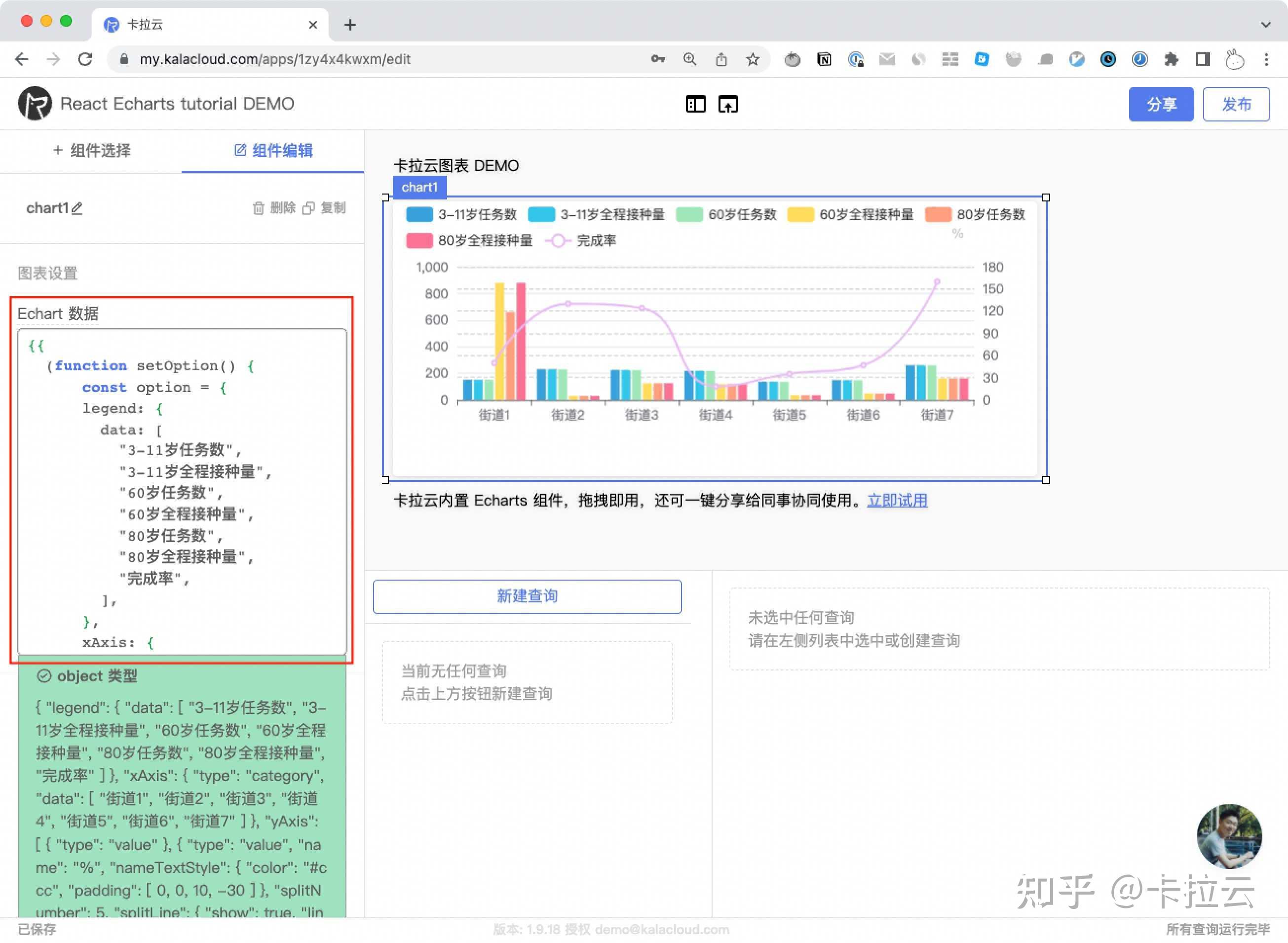 React Echarts 使用教程 - 如何在 React 中加入图表（内附数据看板实战搭建案例） - 知乎