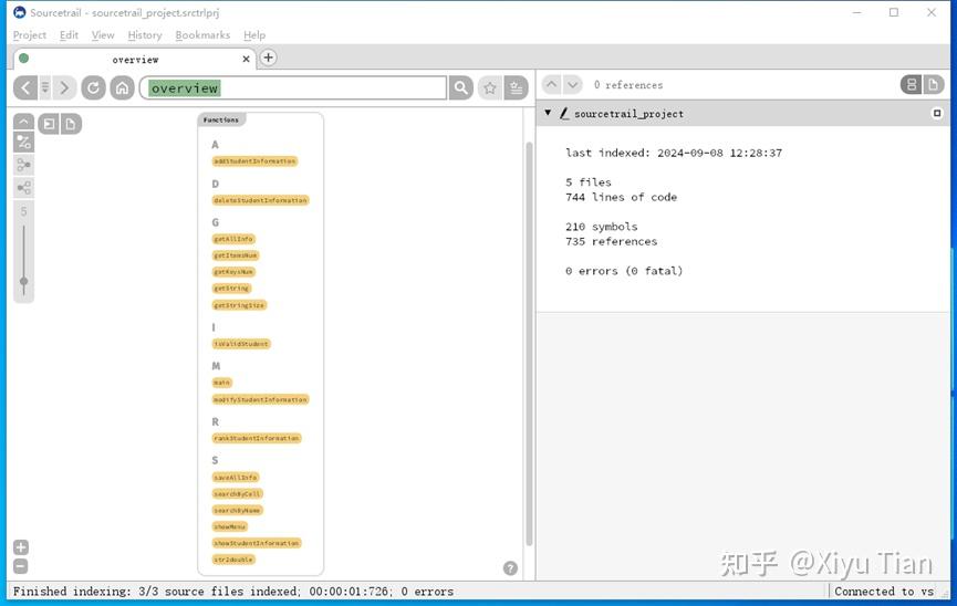 使用Sourcetrail对基于Visual Studio 2019开发的C语言项目分析过程 - 知乎